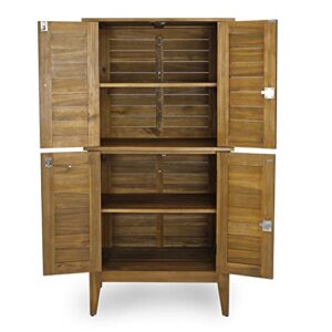 Homestyles Maho Storage, Large Cabinet, Brown