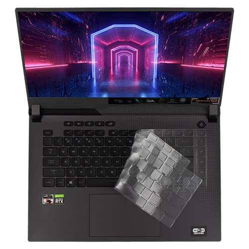 Ultra Thin Keyboard Cover for 2022 ASUS ROG Strix Scar 15 G533 G533ZW-AS94 G533ZX-XS96 15.6" Gaming Laptop, ASUS ROG Strix G15 G513 G513QR G513QR-ES96 Keyboard Skin TPU Protector