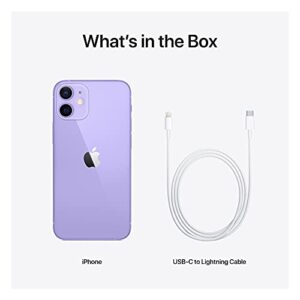 Apple iPhone 12 Mini (64GB, Purple) [Locked] + Carrier Subscription