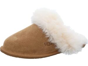 ugg women's scuff sis slipper, chestnut, 9