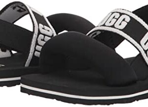 UGG Kids K Zuma Sling Sandal, Black, 7 US Unisex Toddler