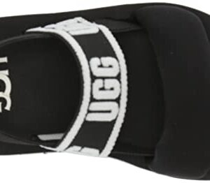 UGG Kids K Zuma Sling Sandal, Black, 7 US Unisex Toddler