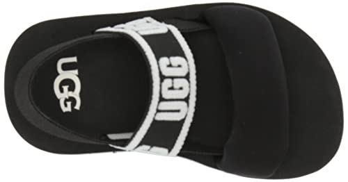 UGG Kids K Zuma Sling Sandal, Black, 7 US Unisex Toddler