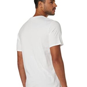 Karl Lagerfeld Paris mens Kocktail Karl Short Sleeve Crew Neck T-shirt T Shirt, White, Small US