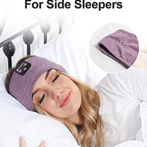 Fulext Sleep Headphones Bluetooth Headband,Sleeping Headphones Sports Headband Headphones, Long Time Play Sleeping Headsets with Built in Speakers Perfect for Workout,Running,Yoga