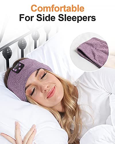 Fulext Sleep Headphones Bluetooth Headband,Sleeping Headphones Sports Headband Headphones, Long Time Play Sleeping Headsets with Built in Speakers Perfect for Workout,Running,Yoga