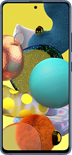 Samsung Galaxy A51 5G | A516U | 128GB | Single SIM | Android Smartphone | Prism Crush Blue - Verizon Locked - (Renewed)