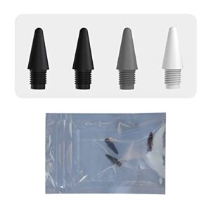 ﻿Stylus Pen Tips 4PCS (2 Black/1 White/1 Gray) (Only for ANYQOO Pencil C6 Six Colors)