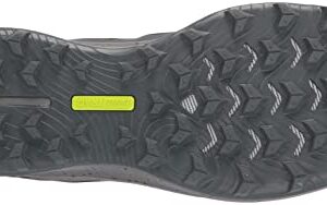 Saucony Men's Core Peregrine 12 Trail Running Shoe, Black/Charcoal, 9.5