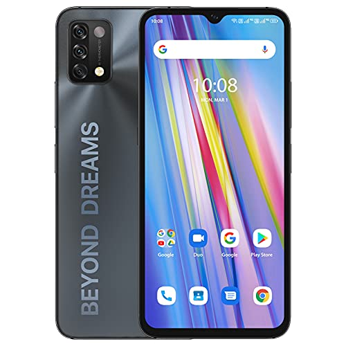 UMIDIGI A11 Cell Phone 6.53" HD+ Full Screen Unlocked Smartphone, 5150mAh Battery Android Phone with Dual SIM (4G LTE) Android 11 (4+128G, Frost Grey)