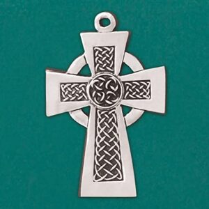 Basic Spirit Handcrafted Christmas Ornament - Celtic Cross - Home Décor, for Tree Decoration