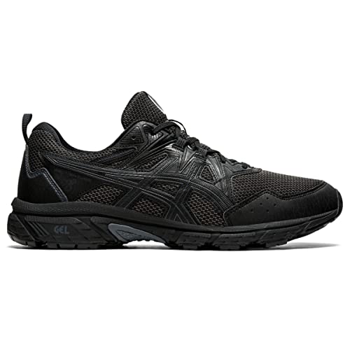 ASICS Men's Gel-Venture 8 Running Shoes, 12, Black/Black