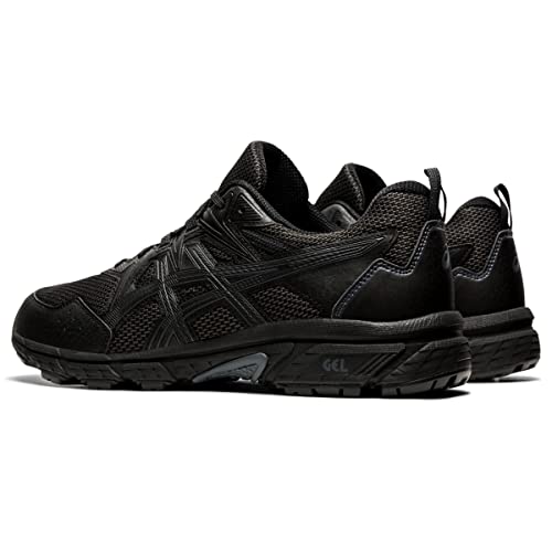 ASICS Men's Gel-Venture 8 Running Shoes, 12, Black/Black