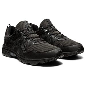 ASICS Men's Gel-Venture 8 Running Shoes, 12, Black/Black