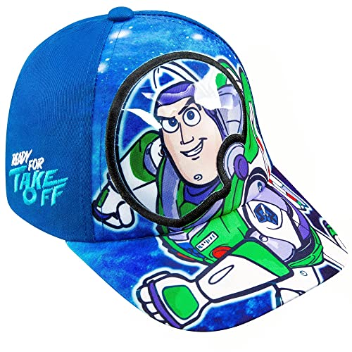 Disney Pixar Boys Toy Story 4 Buzz Lightyear Baseball Cap (Blue/Green)