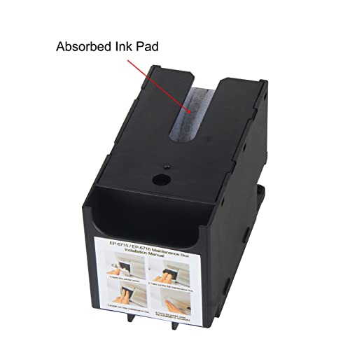 Aomya Remanufactured T6715 T6716 Ink Maintenance Box Compatible with Workforce Pro WF-4720 WF-4730 WF-4740 WF-3820 WF-4820 WF-4830 ET-8700 WF-4734 WF-C5790 WF-M5799 WF-C5710 EC-4020 Printer