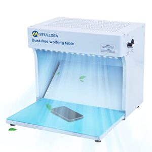 msfullsea laminar flow hood mycology vertical laminar flow hood h-e-p-a filter air flow clean bench workstation for phone lcd repair tissue culture seedlings only 1 h-e-p-a filter (air flow hood)