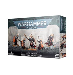 games workshop warhammer 40,000: adepta sororitas celestian sacresants