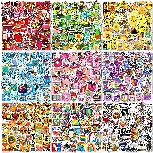 600 Pcs Water Bottle Stickers for Kids, Mixed Colorful Sticker Packs, Vinyl Waterproof Stickers for Kids,Teens,Girls,Adults,Teacher | Cute Stickers for Waterbottle,Hydroflask,Scrapbook,Laptop