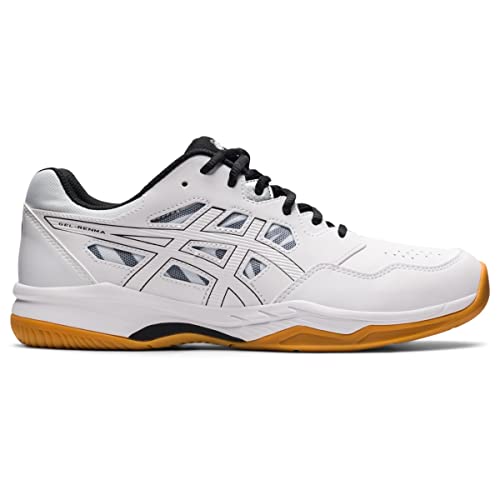 ASICS Men's Gel-RENMA Pickleball Shoes, 10.5, White/Black