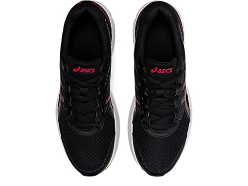 ASICS Men's Jolt 3 Running Shoes, 9.5, Black/Electric RED