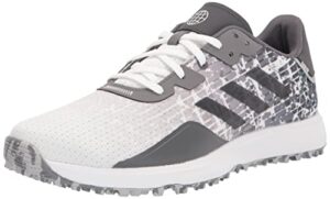 adidas men's s2g spikeless golf shoes, footwear white/grey three/grey two, 9