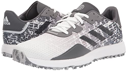 adidas Men's S2G Spikeless Golf Shoes, Footwear White/Grey Three/Grey Two, 9.5