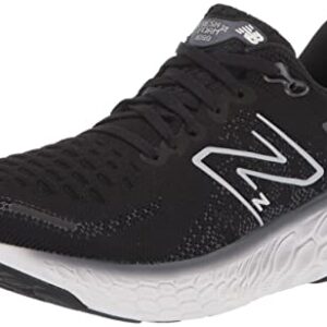 New Balance Men's Fresh Foam X 1080 V12 Running Shoe, Black/Thunder/White, 10.5 Wide