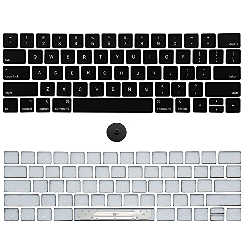 NUOLAISUN Keyboard Keycaps Keys Cap US Set Replacement for MacBook Pro A1989 A1990 2018 2019 Year 13" 15" Full Keycap with Removal Tool