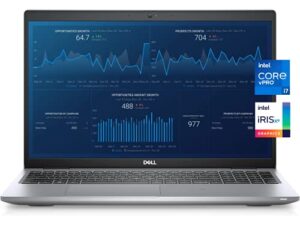 dell 2021 newest business laptop latitude 5520, 15.6" fhd ips backlit display, i7-1185g7 vpro, 32gb ram, 1tb ssd, webcam, backlit keyboard, fingerprint reader, wifi 6, thunderbolt, nfc, win 10 pro