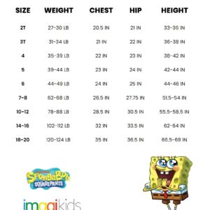 SpongeBob SquarePants Little Boys Fleece Fashion Pullover Hoodie Yellow 7-8