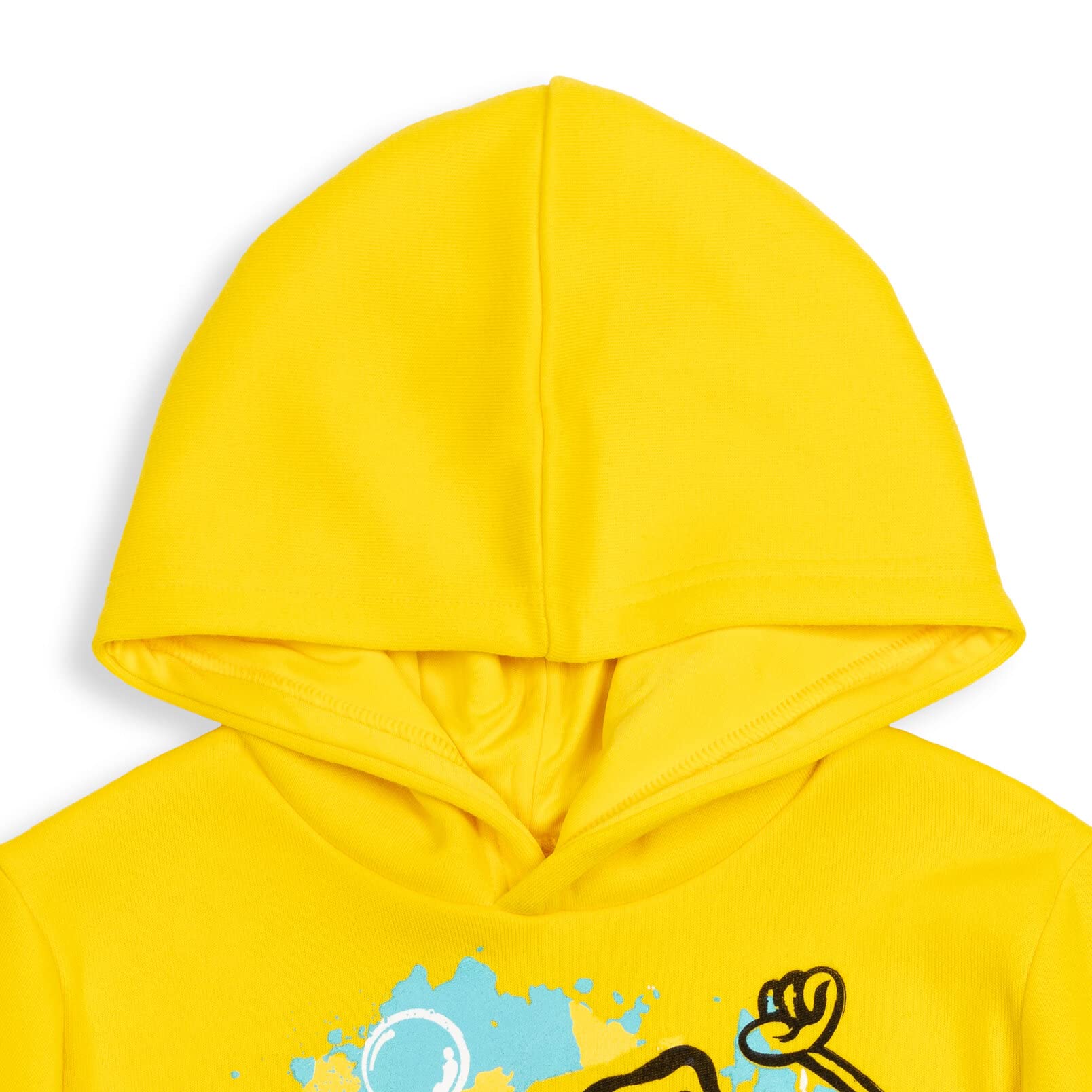 SpongeBob SquarePants Little Boys Fleece Fashion Pullover Hoodie Yellow 7-8