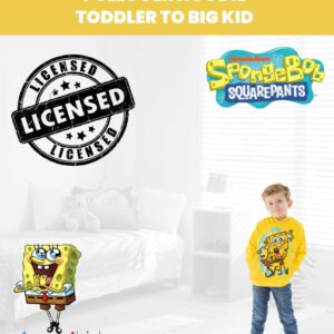 SpongeBob SquarePants Little Boys Fleece Fashion Pullover Hoodie Yellow 7-8