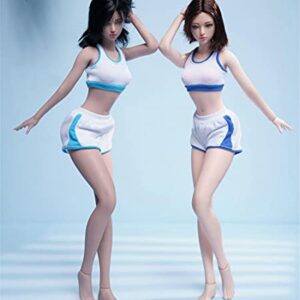 HiPlay TBLeague Seamless Action Figure Anime Body Type and Small Bust 1:6 Scale S44(Pale, with Head)