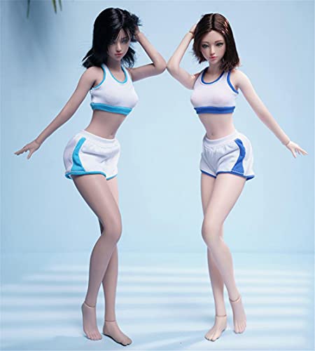 HiPlay TBLeague Seamless Action Figure Anime Body Type and Small Bust 1:6 Scale S44(Pale, with Head)