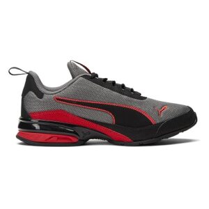 PUMA Viz Runner Sport Running Shoe Mens Running DM US CastlerockHigh Risk RedBlack