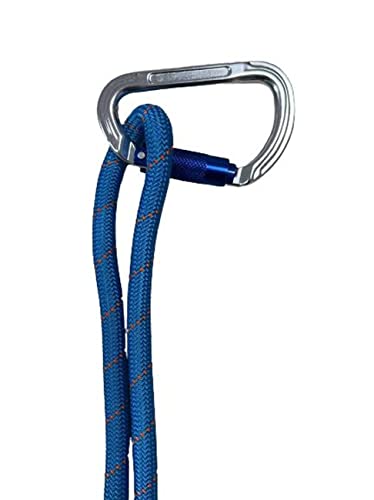 Zeluga ZL135RB 0.55in. x 125ft. Double Braid 8400 Lbs Breaking Strength No-Stretch Rope, Blue