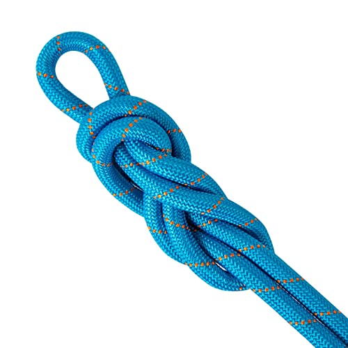 Zeluga ZL135RB 0.55in. x 125ft. Double Braid 8400 Lbs Breaking Strength No-Stretch Rope, Blue