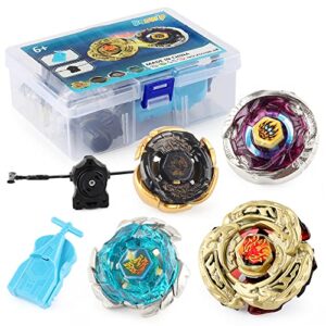 battling tops metal fusion starter set with 4d launcher grip burst battle set packed in storage case