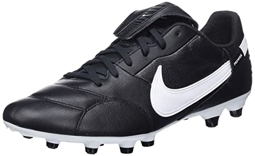 NIKE Men's Football Shoe, Black White, 7.5