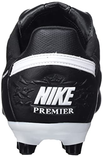 NIKE Men's Football Shoe, Black White, 7.5