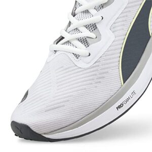 Puma Men's Aviator Profoam Sky Running Shoe, White-Dark Slate, 10