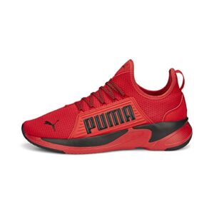 PUMA Men's Softride Premier Slip On Running Shoe, High Risk Red Black, 13