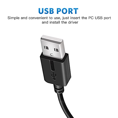 PS2 Controller to USB Adapter Converter Cable, Compatible with Sony PS1/PS2 Controller Gamepad to PS3/PC Controller