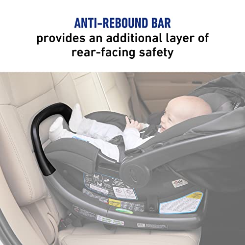 Graco SnugRide SnugFit 35 LX Infant Car Seat | Baby Car Seat with Anti Rebound Bar, Finn