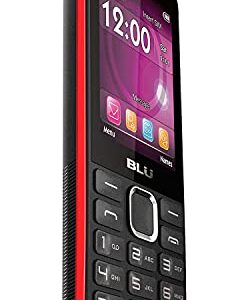 BLU Tank II T193 Unlocked GSM Dual-SIM Cell Phone w/Camera and 1900 mAh Big Battery - Unlocked Cell Phones - Retail Packaging (Red)