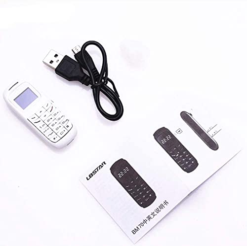 Smallest Mobile Phone L8Star BM70 Tiny Mini Mobile White Unlocked