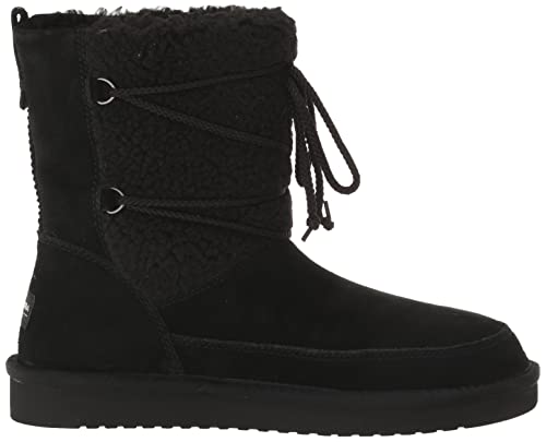 Koolaburra by UGG Women's MICHON Short Fashion Boot, Black, 9