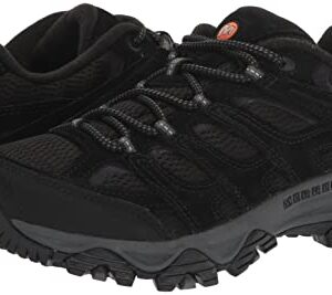 Merrell mens Moab 3 Hiking Shoe, Black Night, 10.5 Wide US