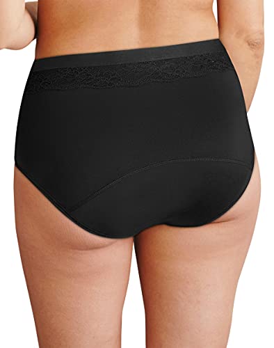 Bali womens Beautifully Confident With Leak Protection Liner brief Briefs, Soft Taupe, 8 US